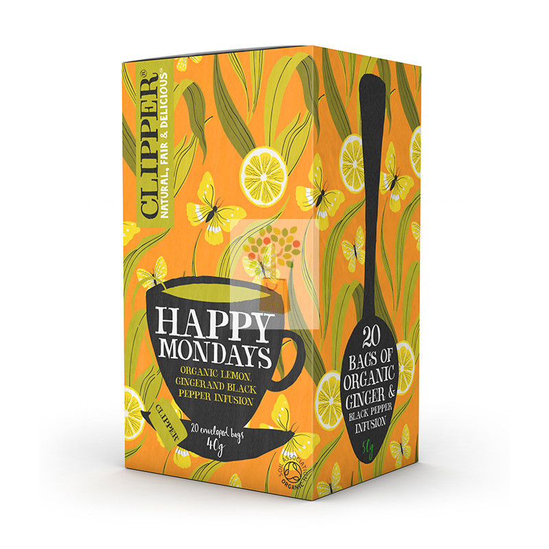 INFUSION HAPPY MONDAYS BIO, 20 SOBRES CLIPPER