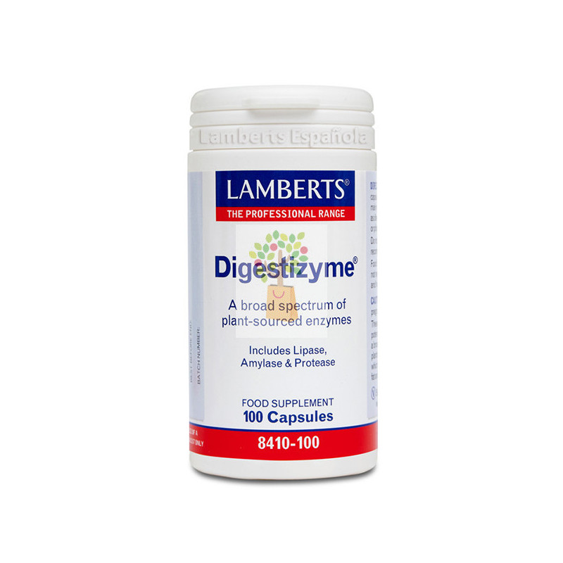 DIGESTIZYME (ENZIMAS VEGETALES) 100 CAPSULAS LAMBERTS